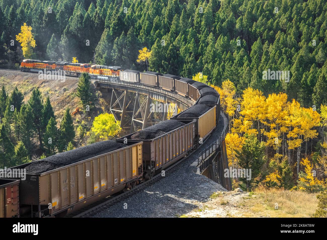Trestle bridge railroad bridge locomotive hi-res stock photography and ...