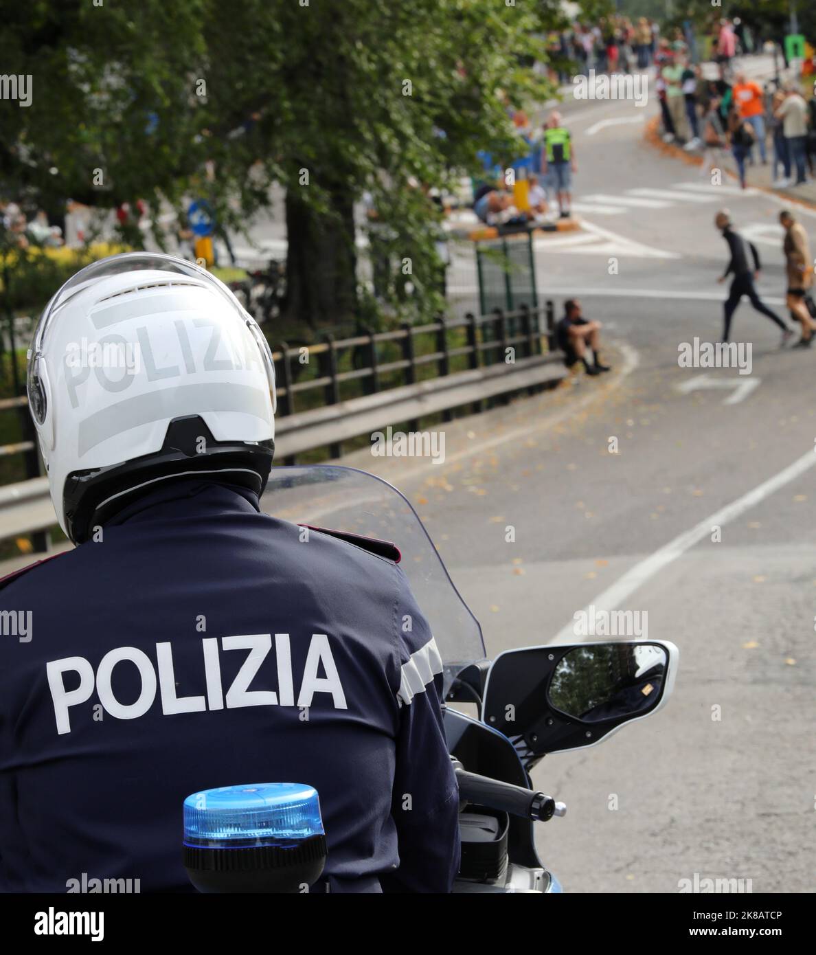 Vicenza, VI, Italy - October 9, 2022: biker policeman on motorcycle ...