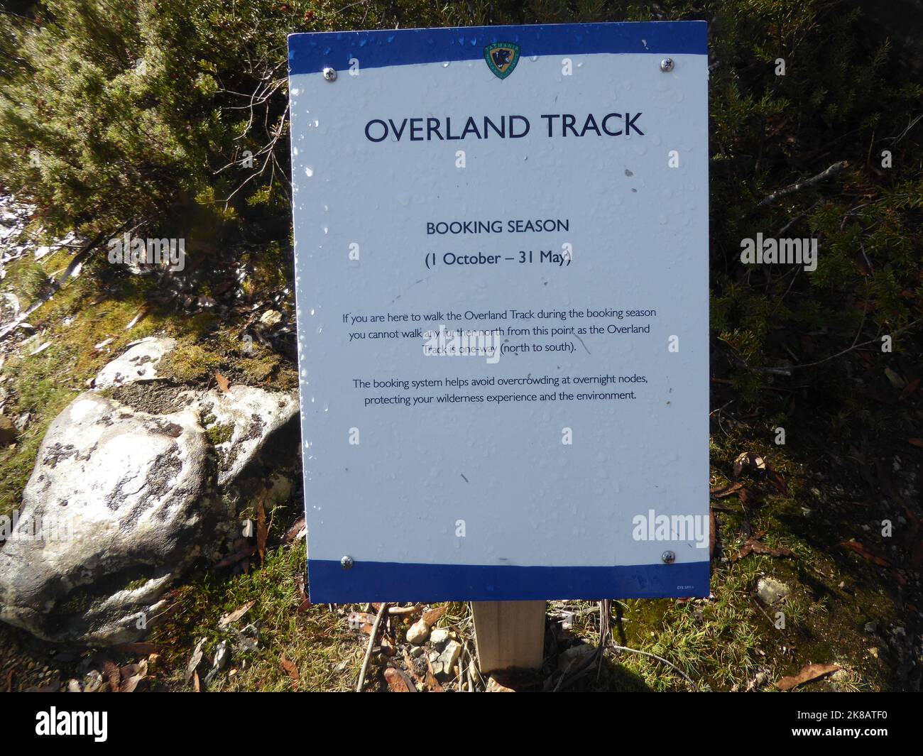 The Overland Track. Australian bushwalking track.Cradle Mountain-Lake ...