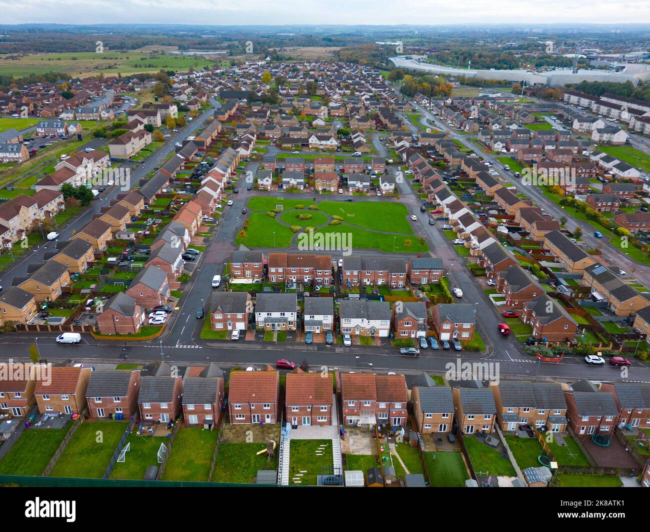 Estate from above scotland hi-res stock photography and images - Alamy