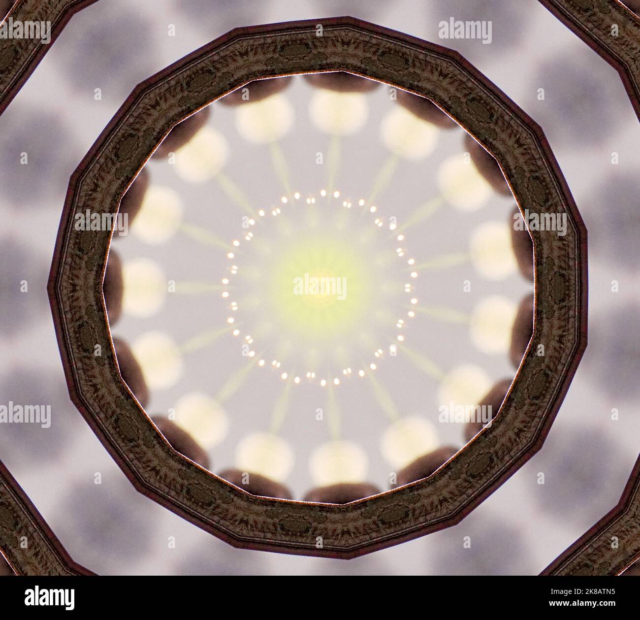 Kaleidoscope neon futuristic psychedelic holographic hi-res stock ...