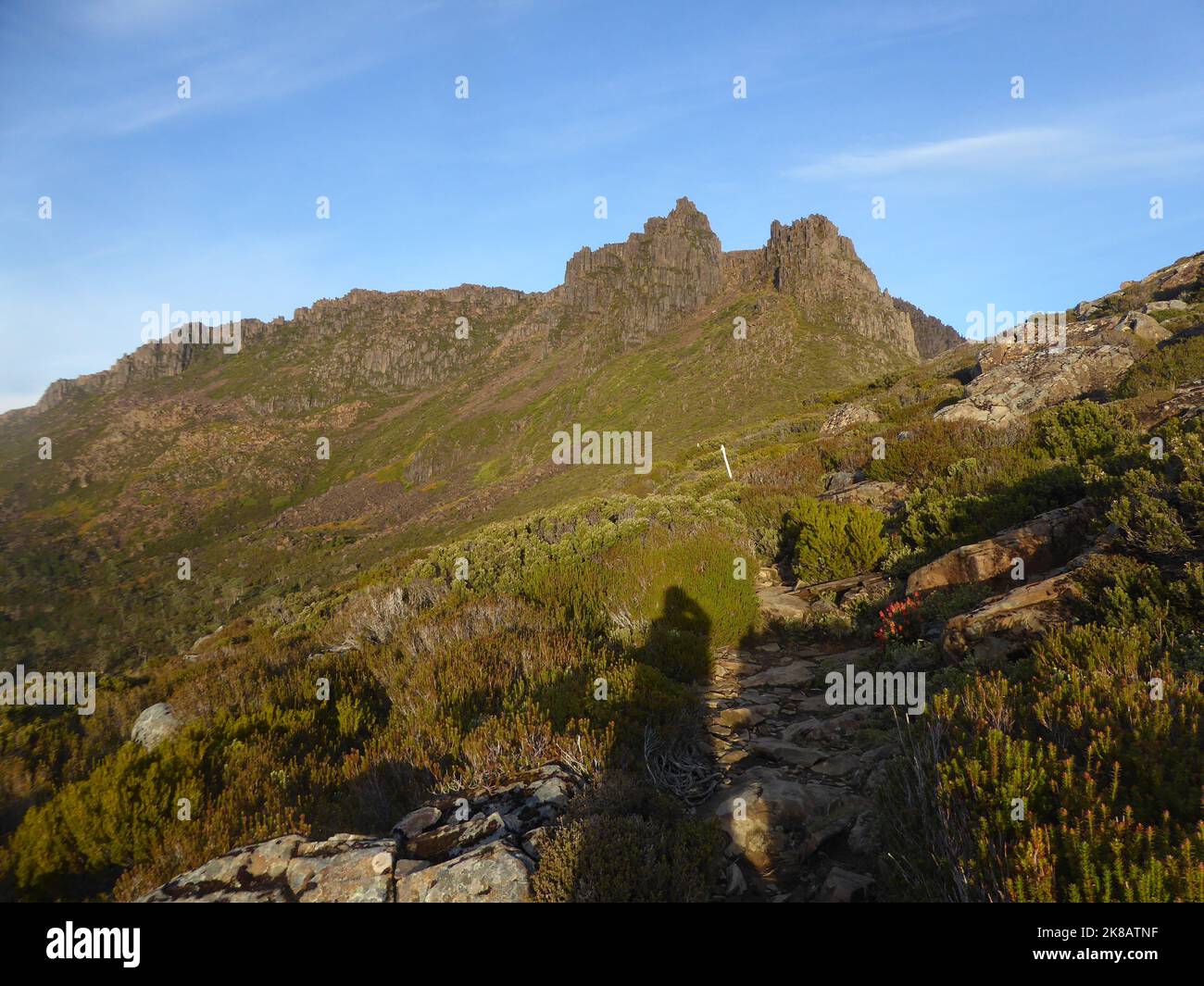 The Overland Track. Australian bushwalking track.Cradle Mountain-Lake ...
