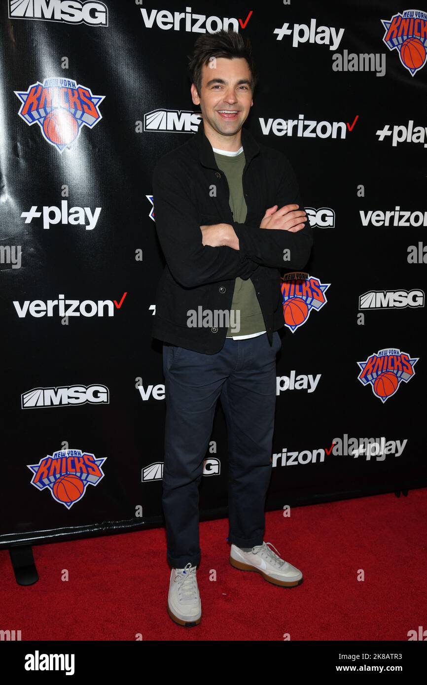 Drew Tarver attends the Verizon +play Red Carpet at Madison Square Garden for the New York ...