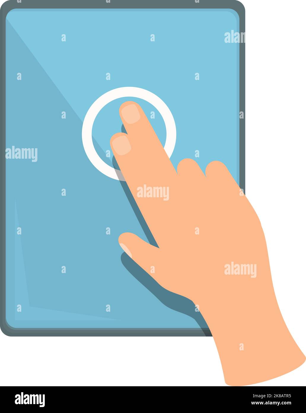 Touch screen icon cartoon vector. Hand phone. Mobile app Stock Vector ...