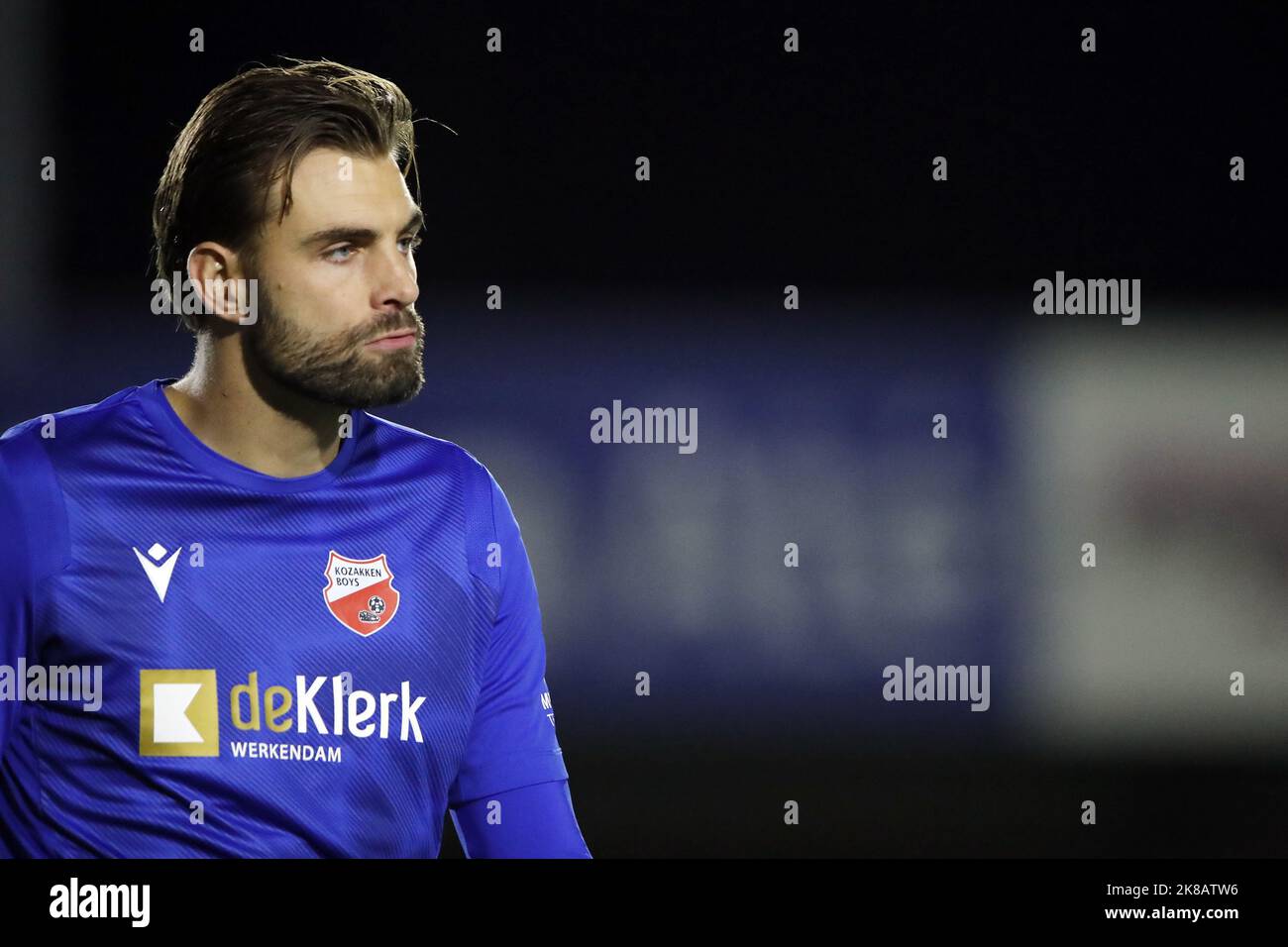 Werkendam - Kozak Boys keeper Bryan Janssen during the Toto KNVB Cup ...