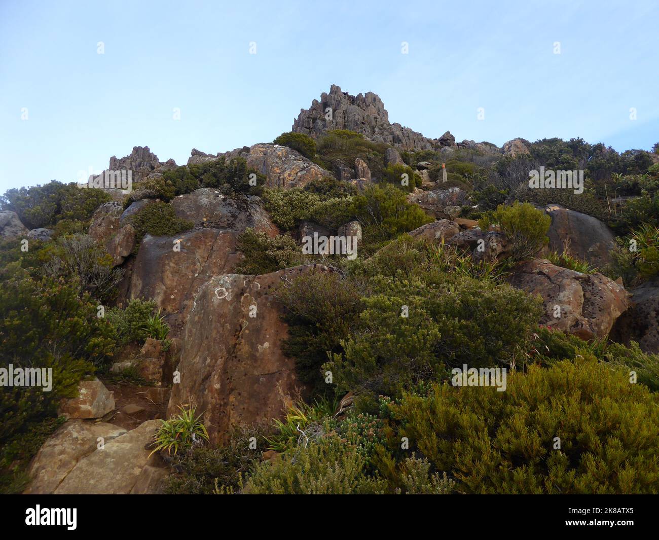 The Overland Track. Australian bushwalking track.Cradle Mountain-Lake ...