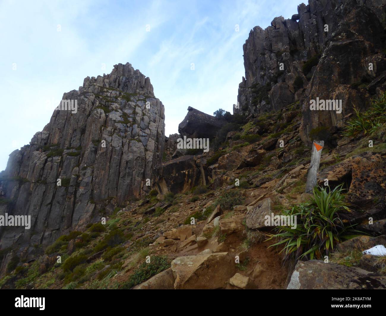 The Overland Track. Australian bushwalking track.Cradle Mountain-Lake ...