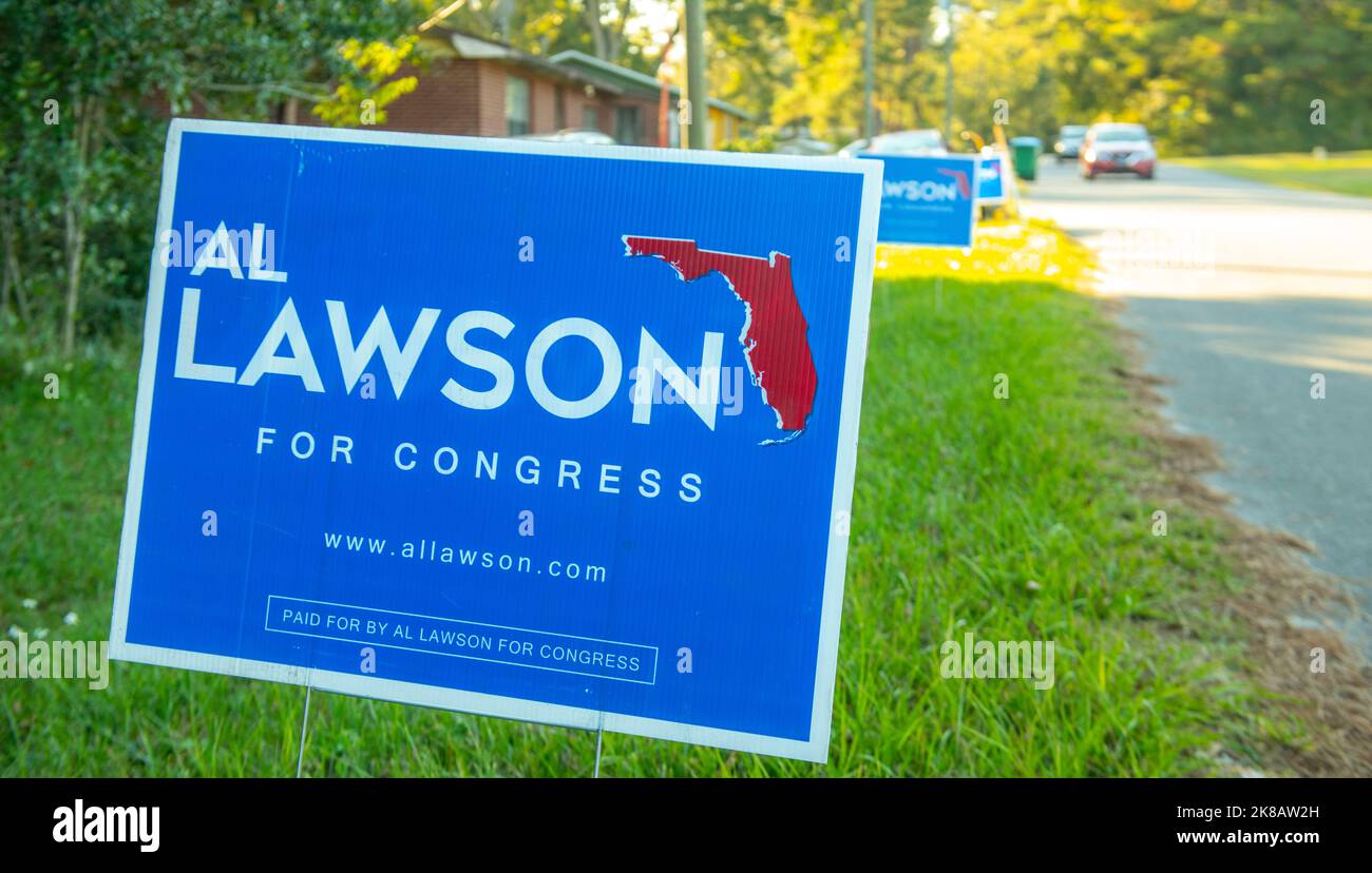 Havana, Florida, USA. 21st Oct, 2022. A campaign sign for Democratic ...