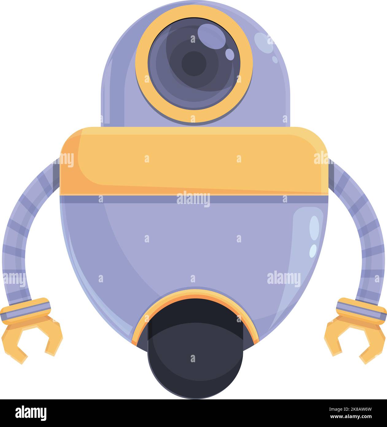 Robot element icon cartoon vector. Cute toy. Computer science Stock ...