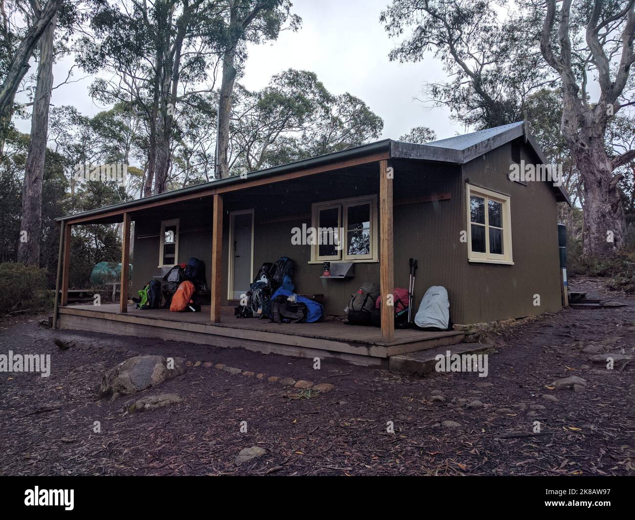 The Overland Track. Australian bushwalking track.Cradle Mountain-Lake ...