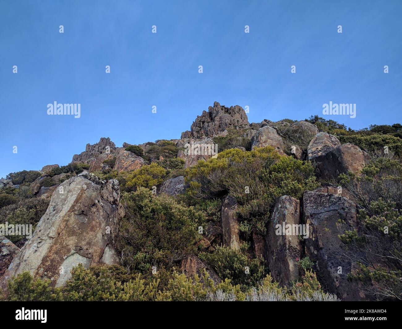 The Overland Track. Australian bushwalking track.Cradle Mountain-Lake ...