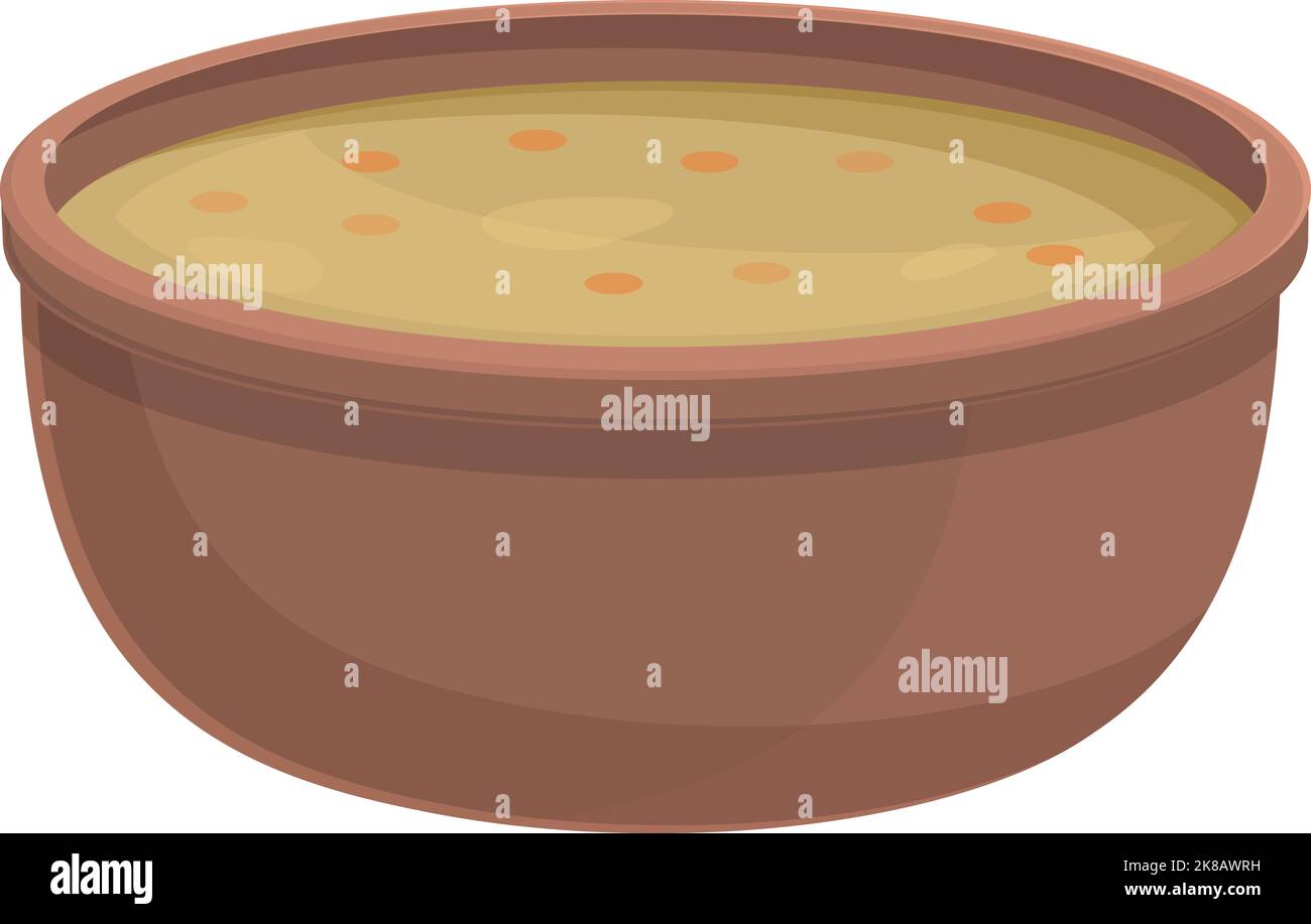 Vegan soup icon cartoon vector. Dutch board. Cuisine culture Stock ...