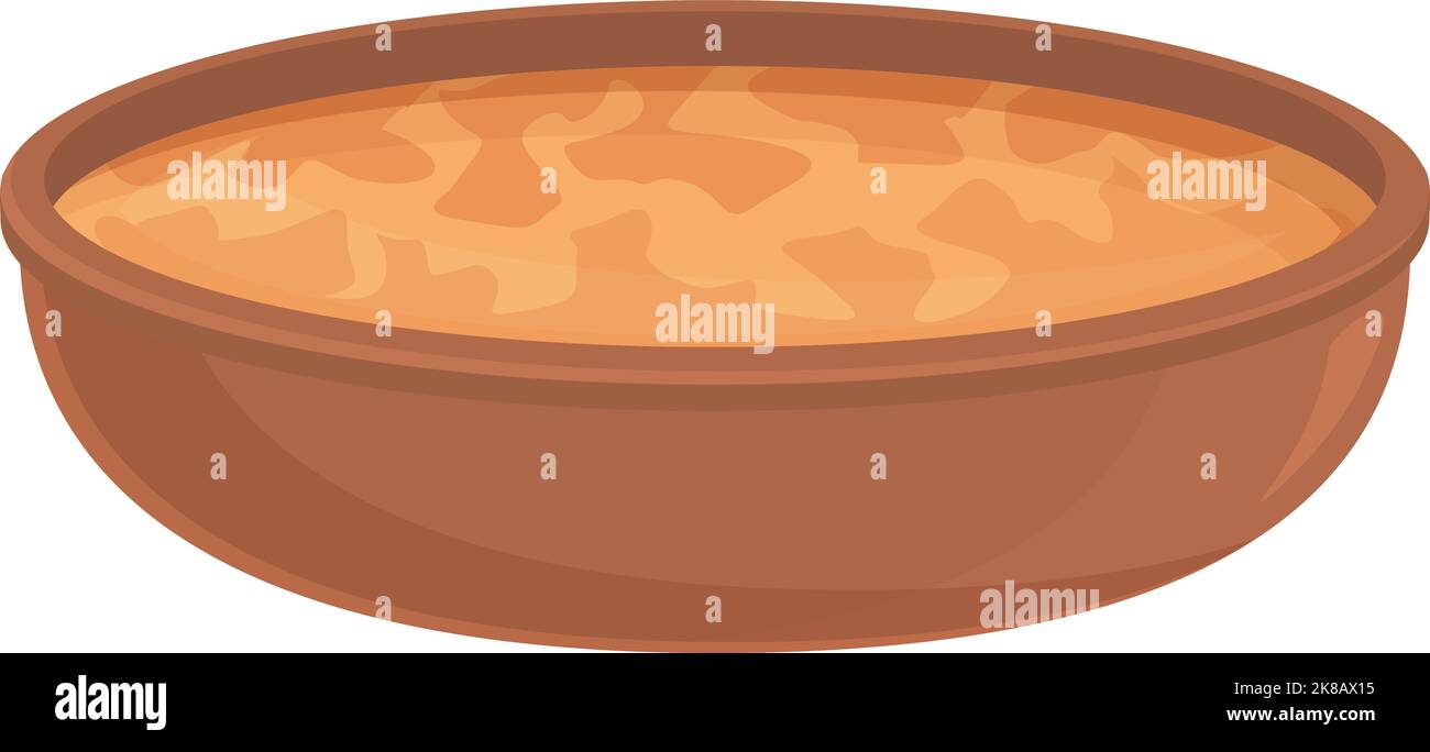 Caribbean soup bowl icon cartoon vector. Food plate. Cuban dish Stock ...