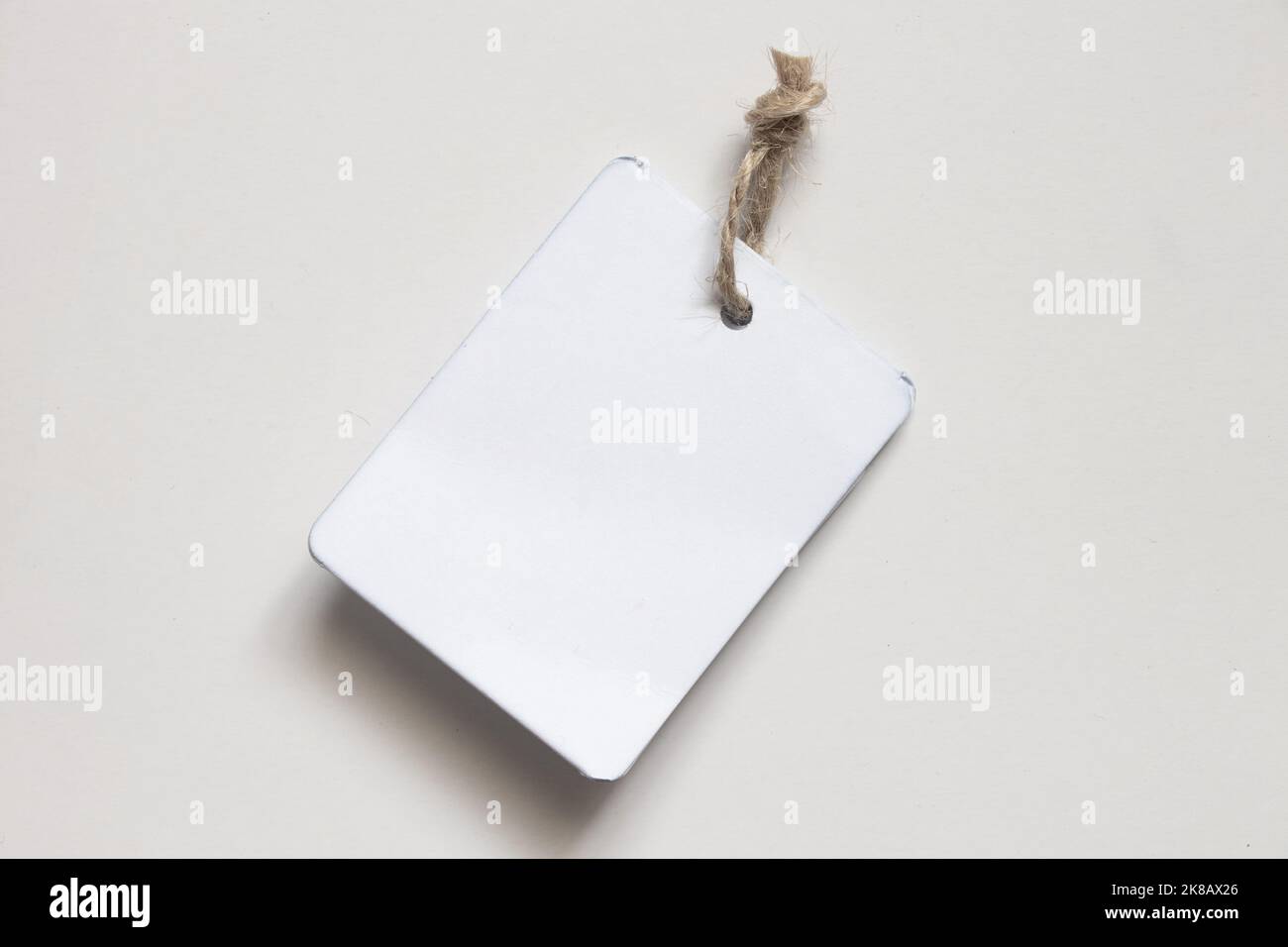 paper price tag for clothing on isolated background, paper tag for ...