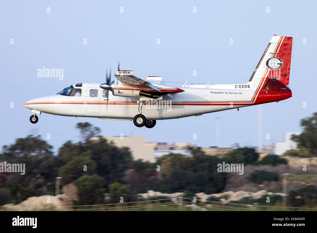 Geographic Air Survey Rockwell 690A Turbo Commander (Reg.: C-GEOS ...