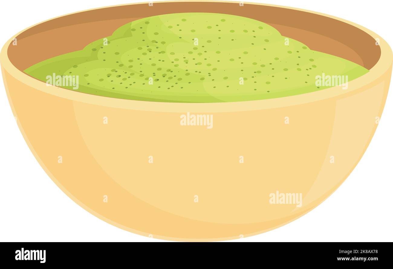 Green caribbean cuisine icon cartoon vector. Food plate. Cuban dish ...