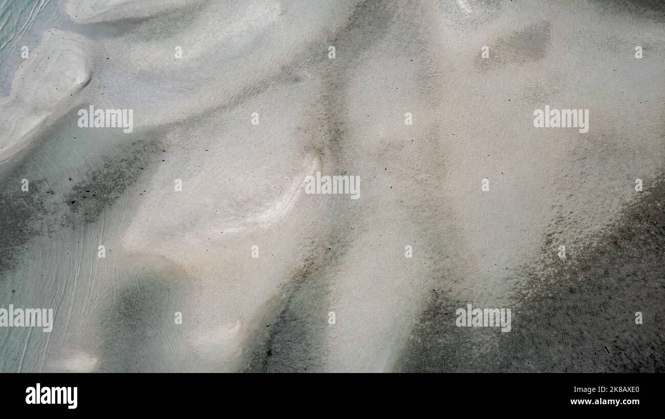 Aerial view of a sand beach Stock Photo - Alamy