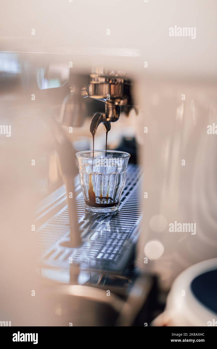 Coffee dripping from machine hi-res stock photography and images - Alamy