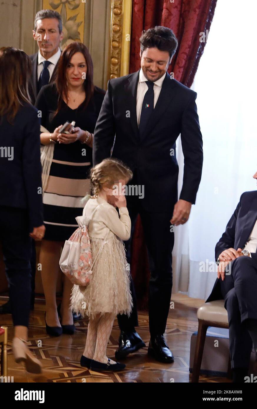 Rome, Italy. 22nd Oct, 2022. Rome, Giorgia Meloni's husband and ...