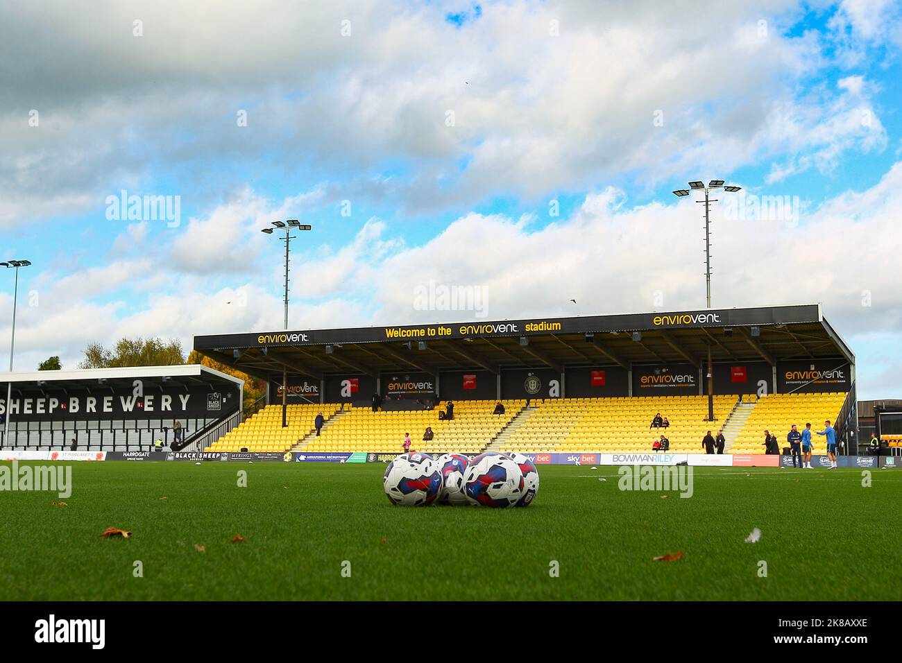 The EnviroVent Stadium, Harrogate, England - 22nd October 2022 View of ...