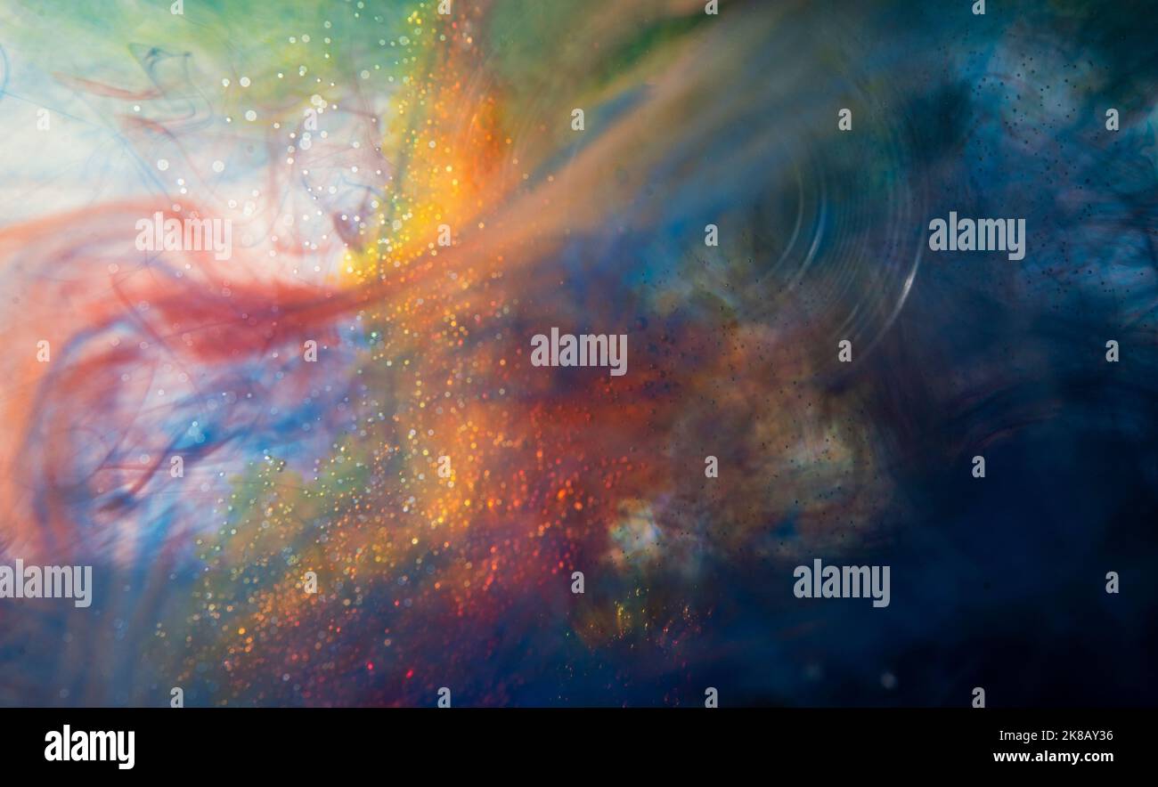 Abstract colourful art with blurry vision wallpaper design Stock Photo ...