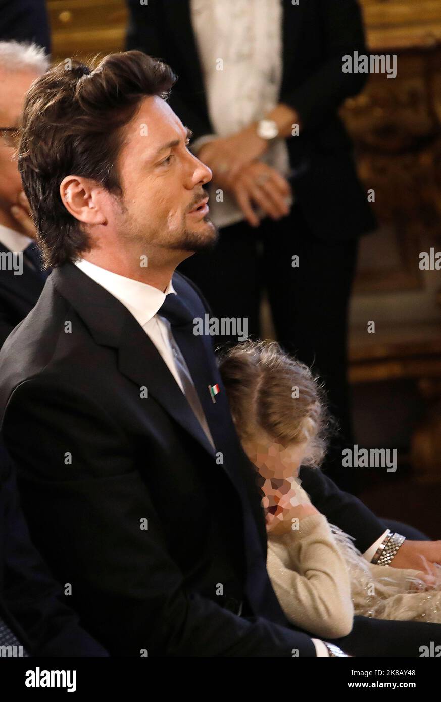 Rome, Italy. 22nd Oct, 2022. Rome, Giorgia Meloni's husband and ...