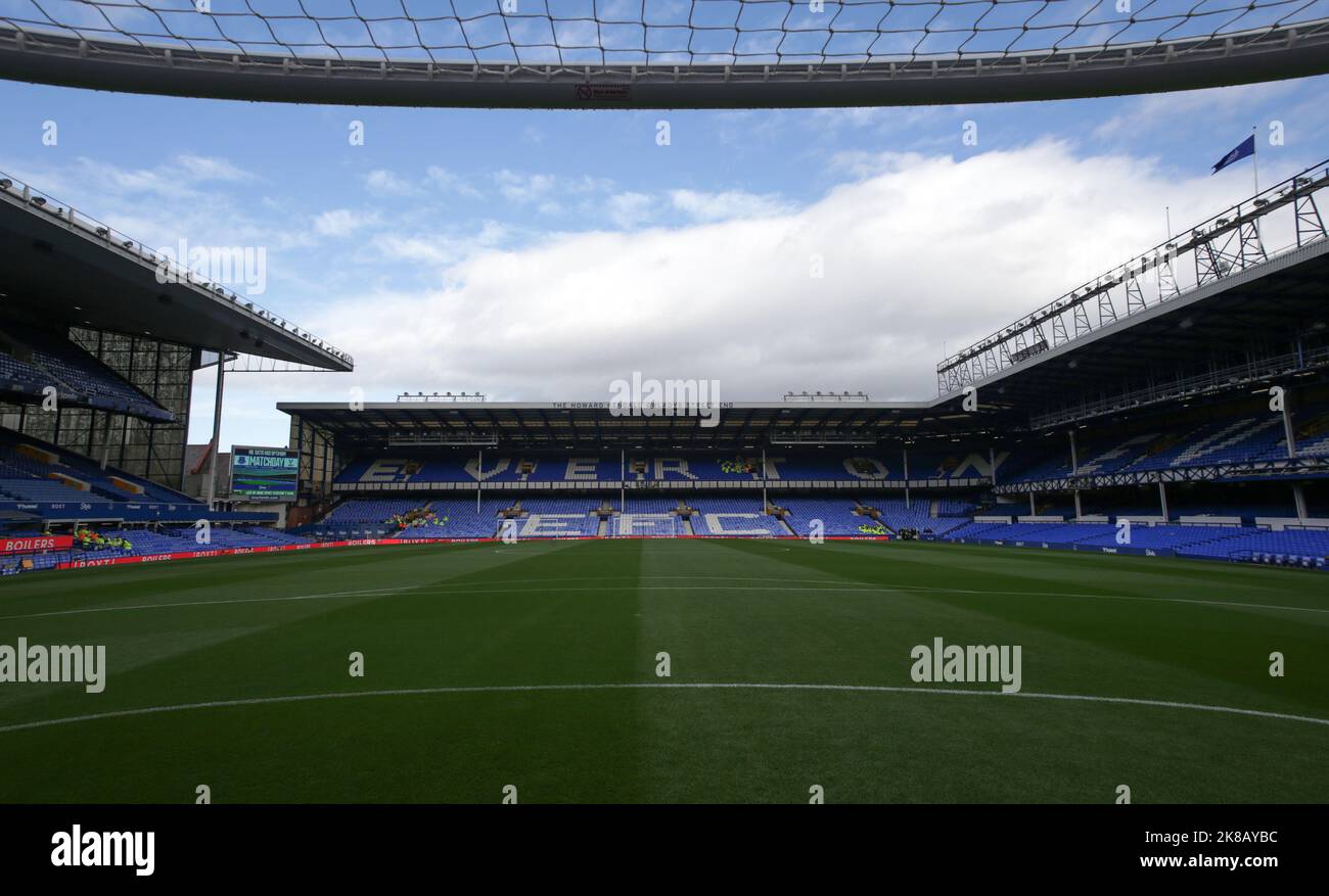 22nd October 2022; Goodison Park, Liverpool, England; Premier League ...