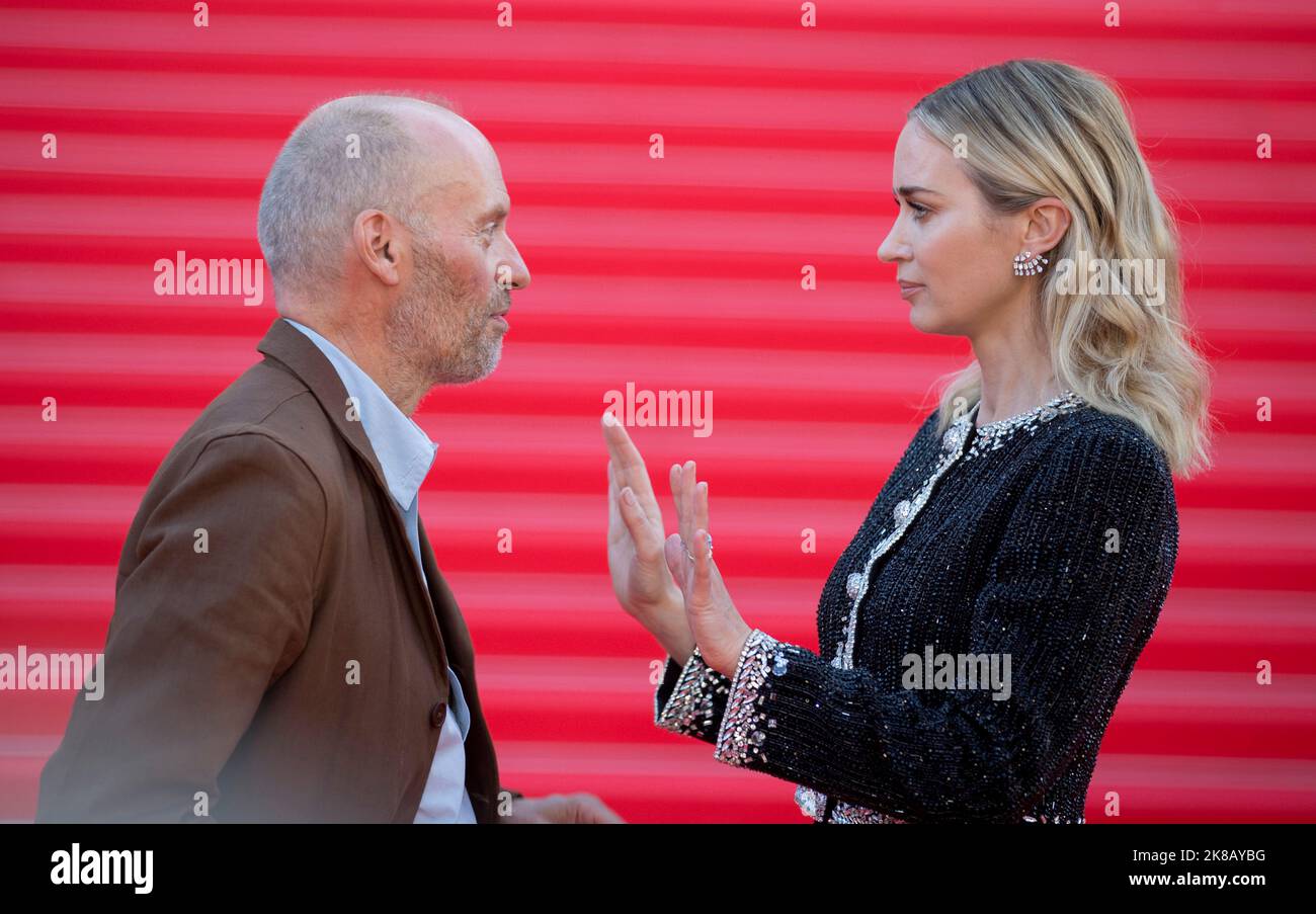 Cannes, France - October 17, 2022: MIPCOM with "The English" Red Carpet ...