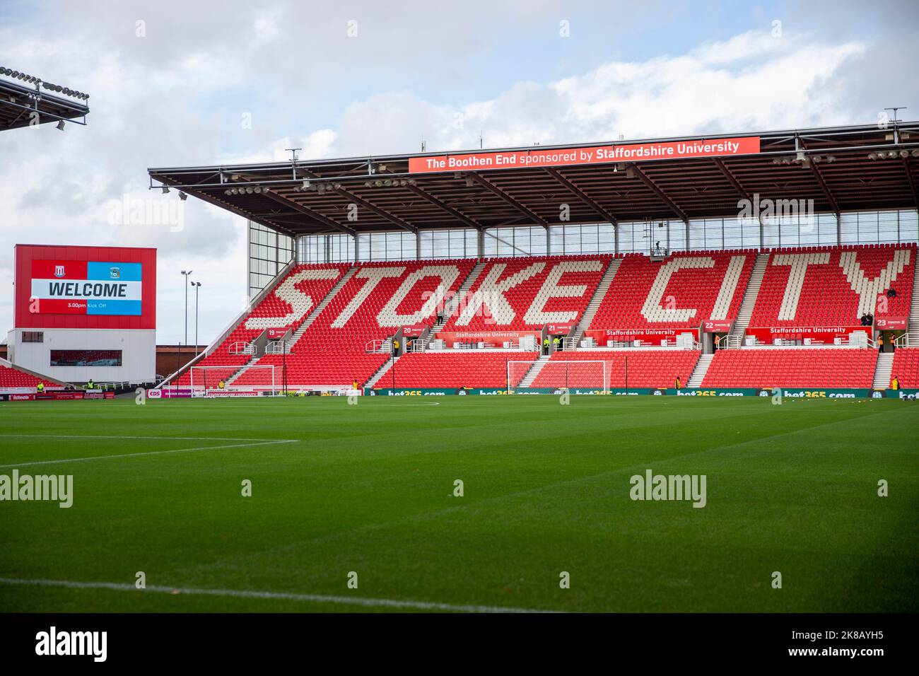 22nd October 2022; Bet365 Stadium, Stoke, Staffordshire, England; EFL ...