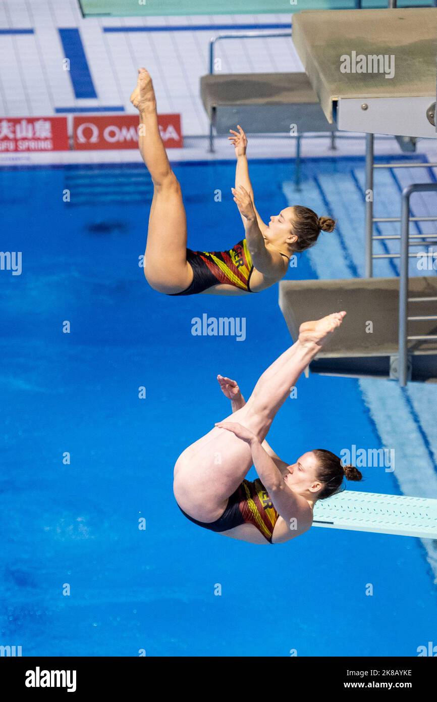 22 October 2022, Berlin: Water diving: World Cup, decisions ...