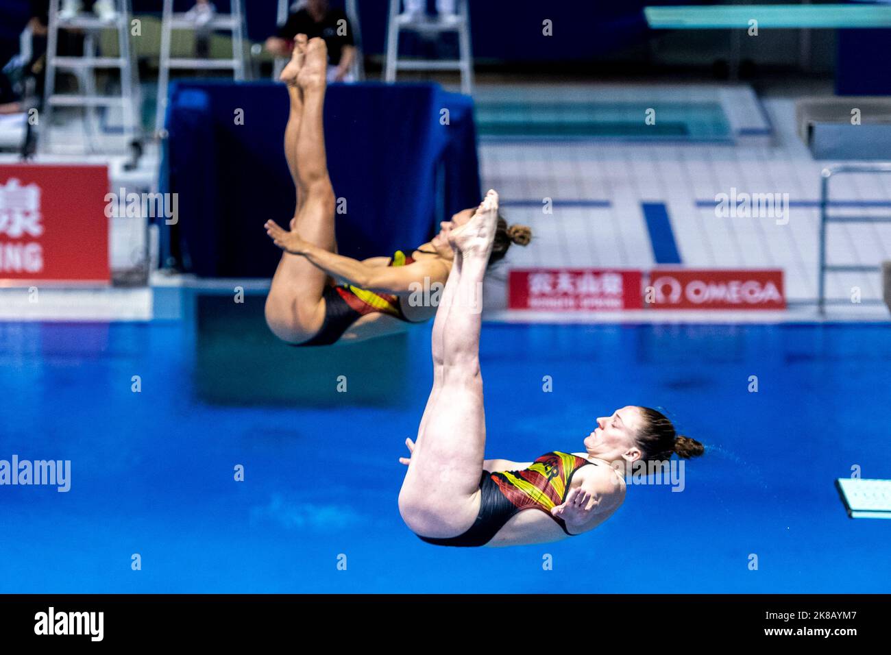 22 October 2022, Berlin: Water diving: World Cup, decisions ...