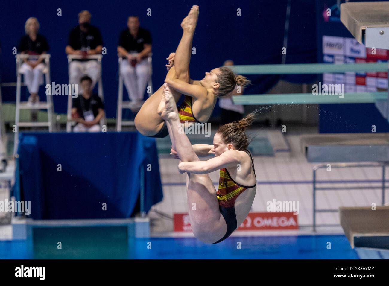 22 October 2022, Berlin: Water diving: World Cup, decisions ...