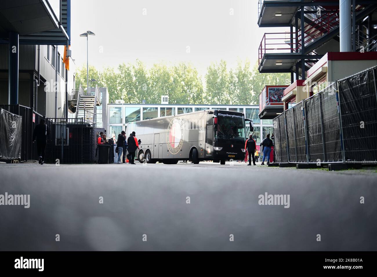 Rotterdam, Netherlands. 22nd Oct 2022. Rotterdam - Feyenoord bus during ...