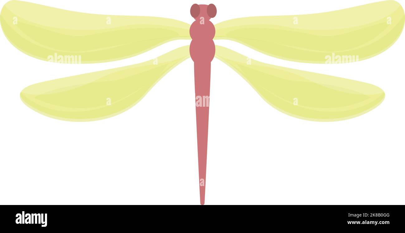 Dragonfly bug icon cartoon vector. Insect wing. Summer fly Stock Vector ...