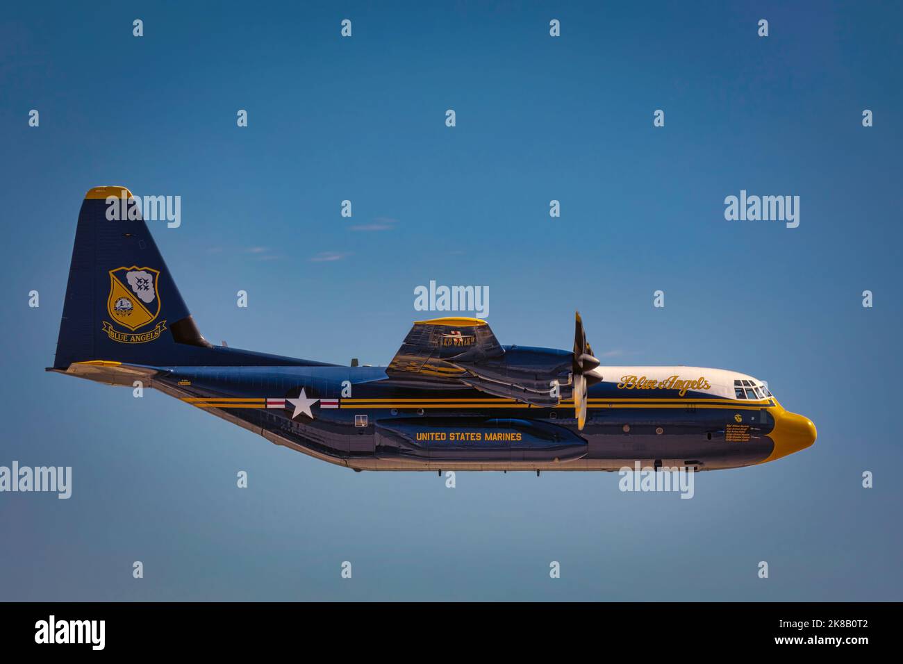The Marine Corps C-130 Hercules, maintenance and support aircraft for ...