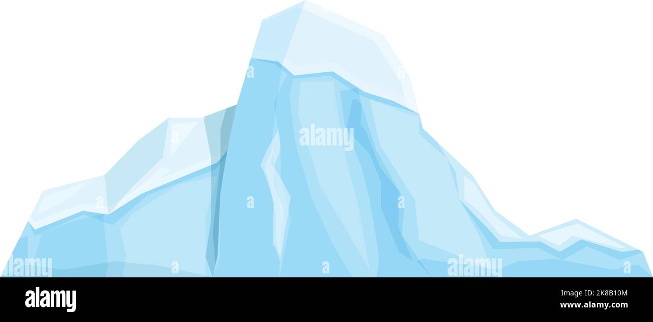 Ice berg icon cartoon vector. North glacier. Freeze pole Stock Vector ...