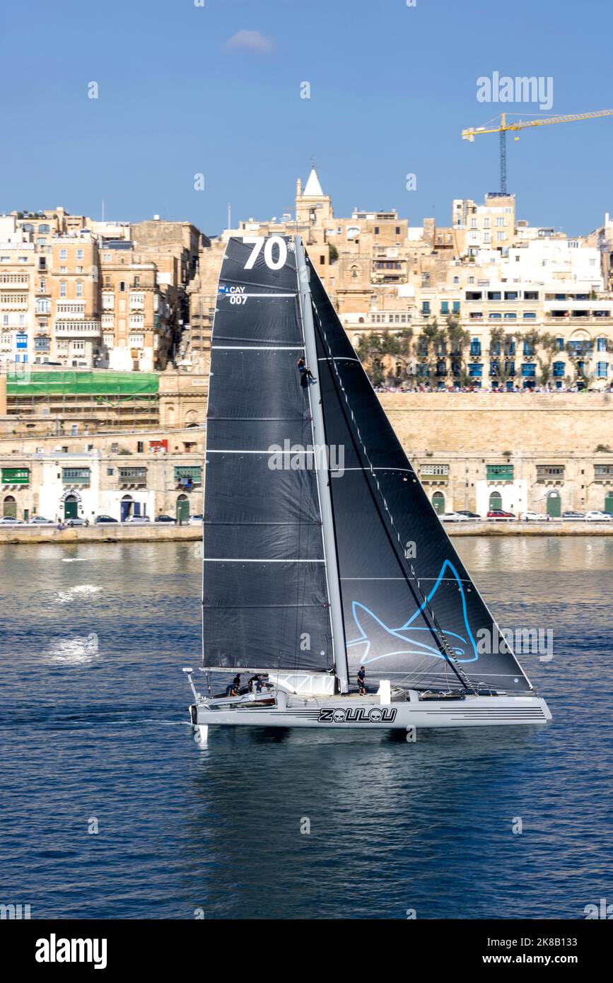 A very slow start to the 2022 Edition of the Middle Sea Race due to ...