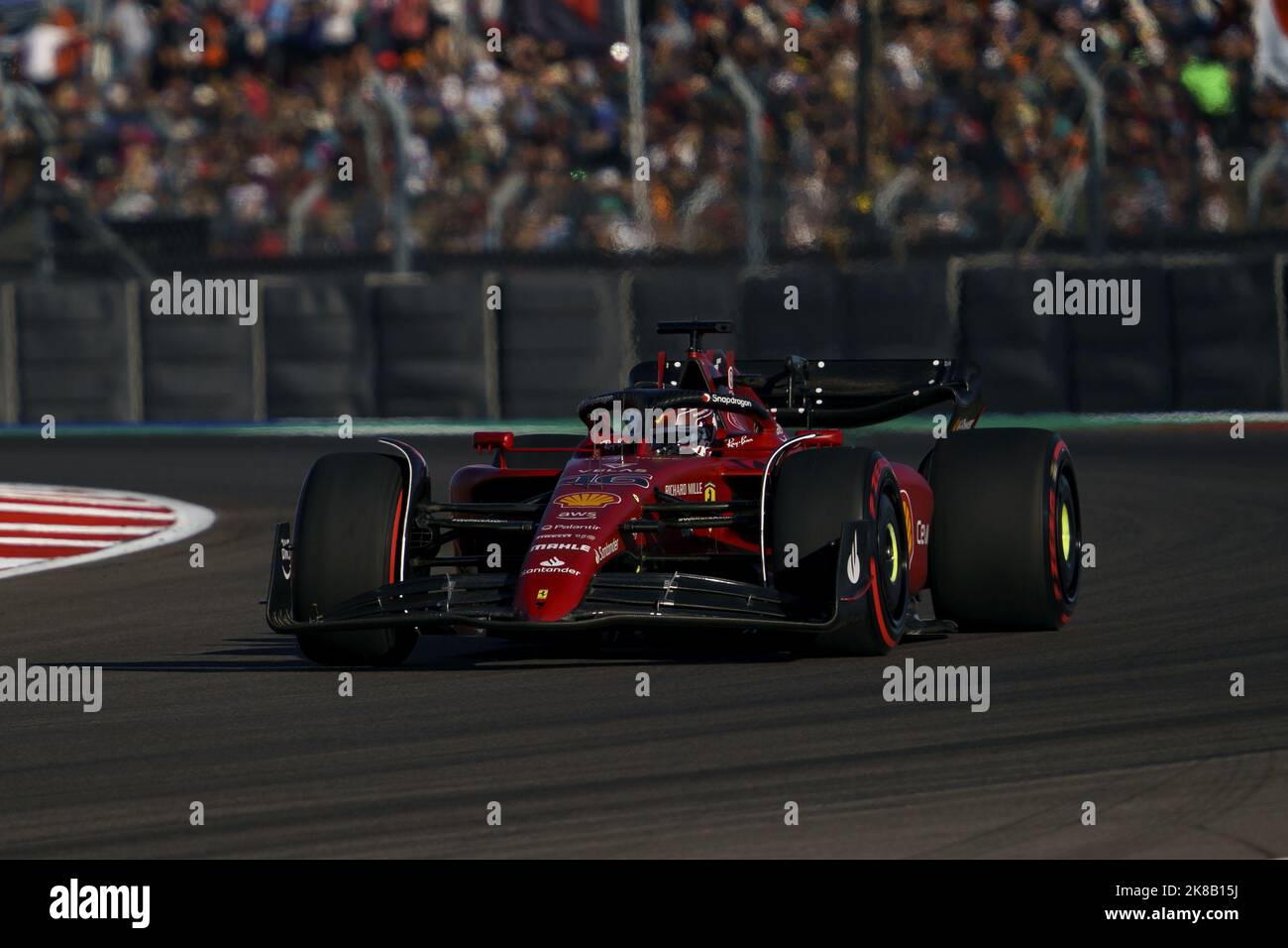 Monaco's Formula One driver Charles Leclerc of Scuderia Ferrari in ...