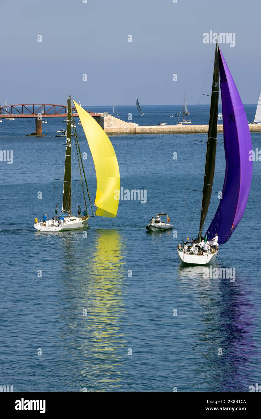 A very slow start to the 2022 Edition of the Middle Sea Race due to ...