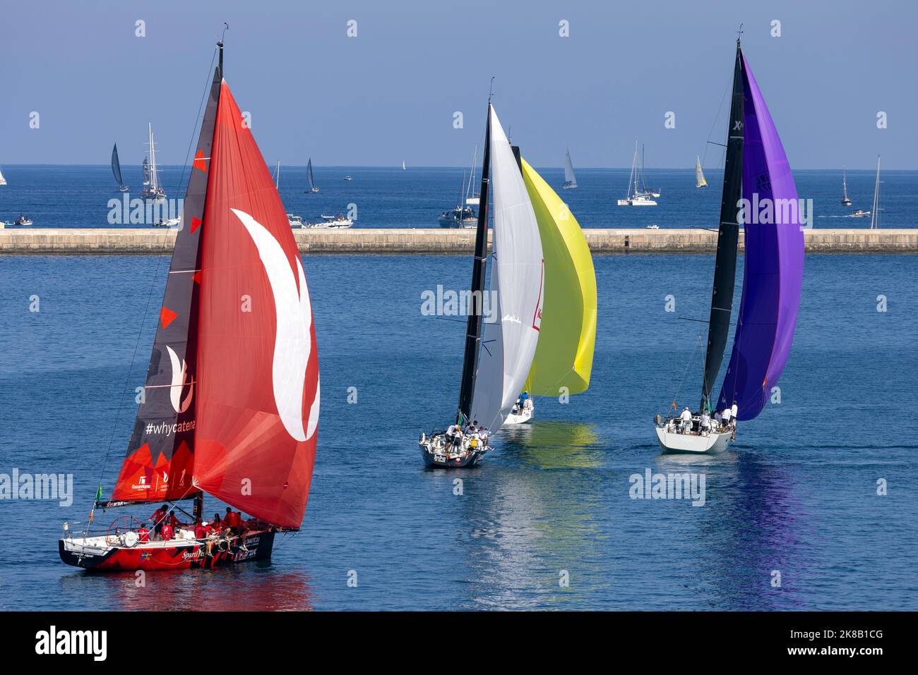 A very slow start to the 2022 Edition of the Middle Sea Race due to ...