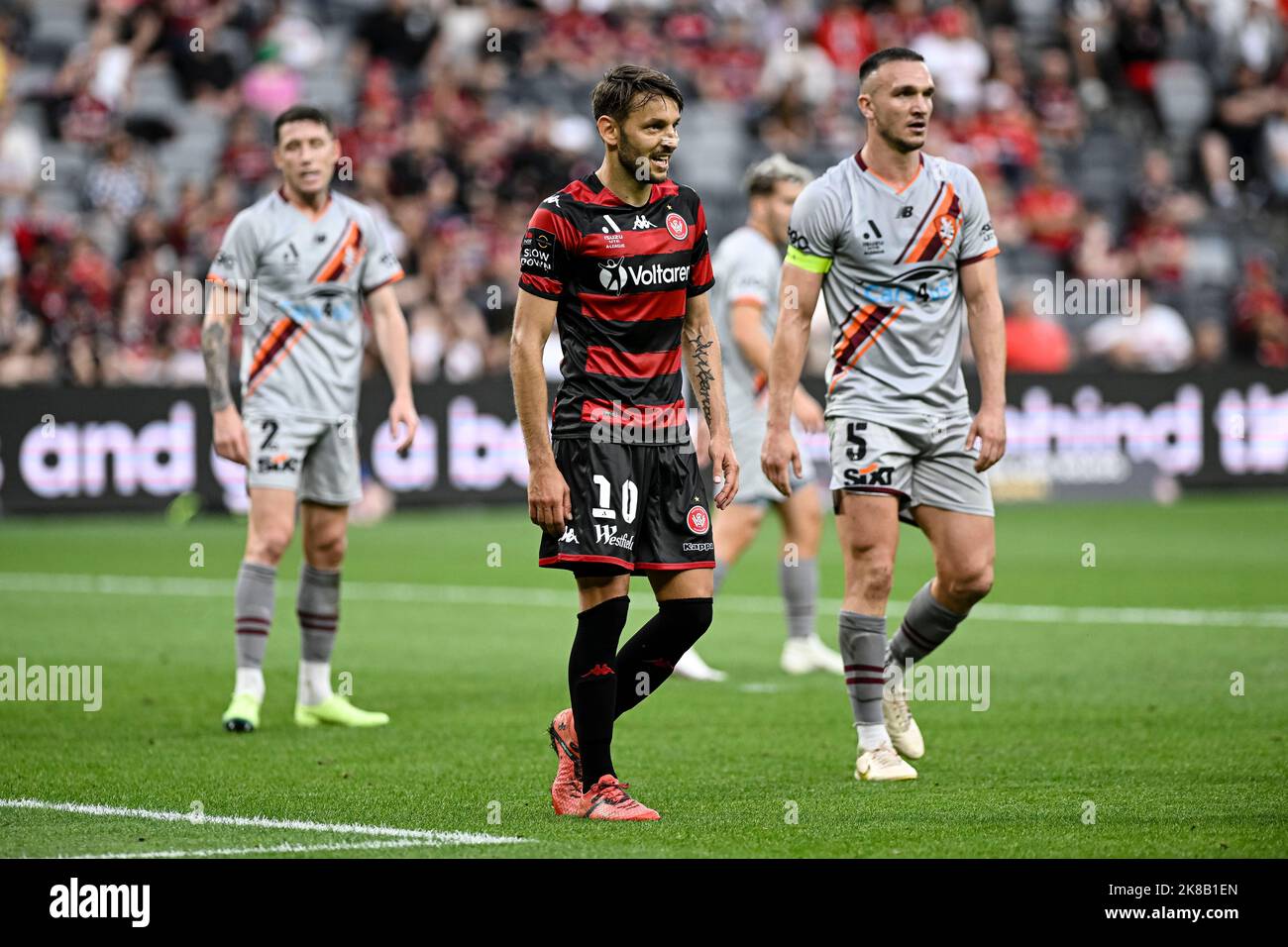 22nd October 2022 : CommBank Stadium, Sydney, Australia; A-League ...