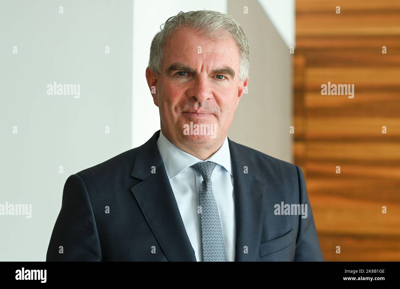 17 October 2022, Berlin, Schönefeld: Lufthansa CEO Carsten Spohr on the ...