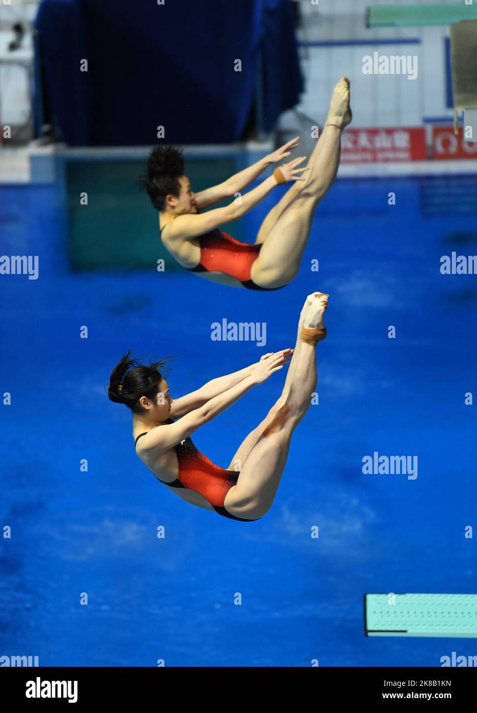 Berlin, Germany. 22nd Oct, 2022. Chen Yiwen/Chang Yani (bottom) of ...