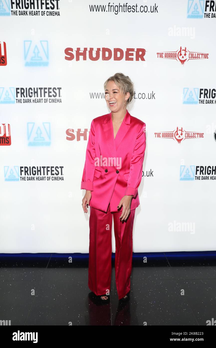 Hannah Traylen attends 'The Hounded' film premiere at Arrow FrightFest ...