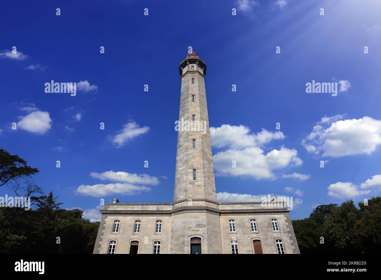Phare des baleines, whale lighthouse, ile de Re island, bay of Biscay ...