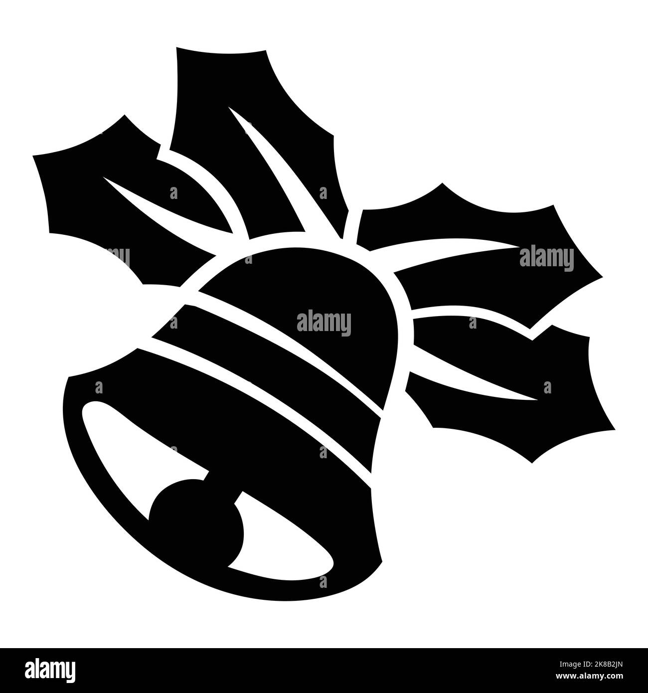 Isolated Christmas Bell Illustration Stock Vector Image & Art - Alamy