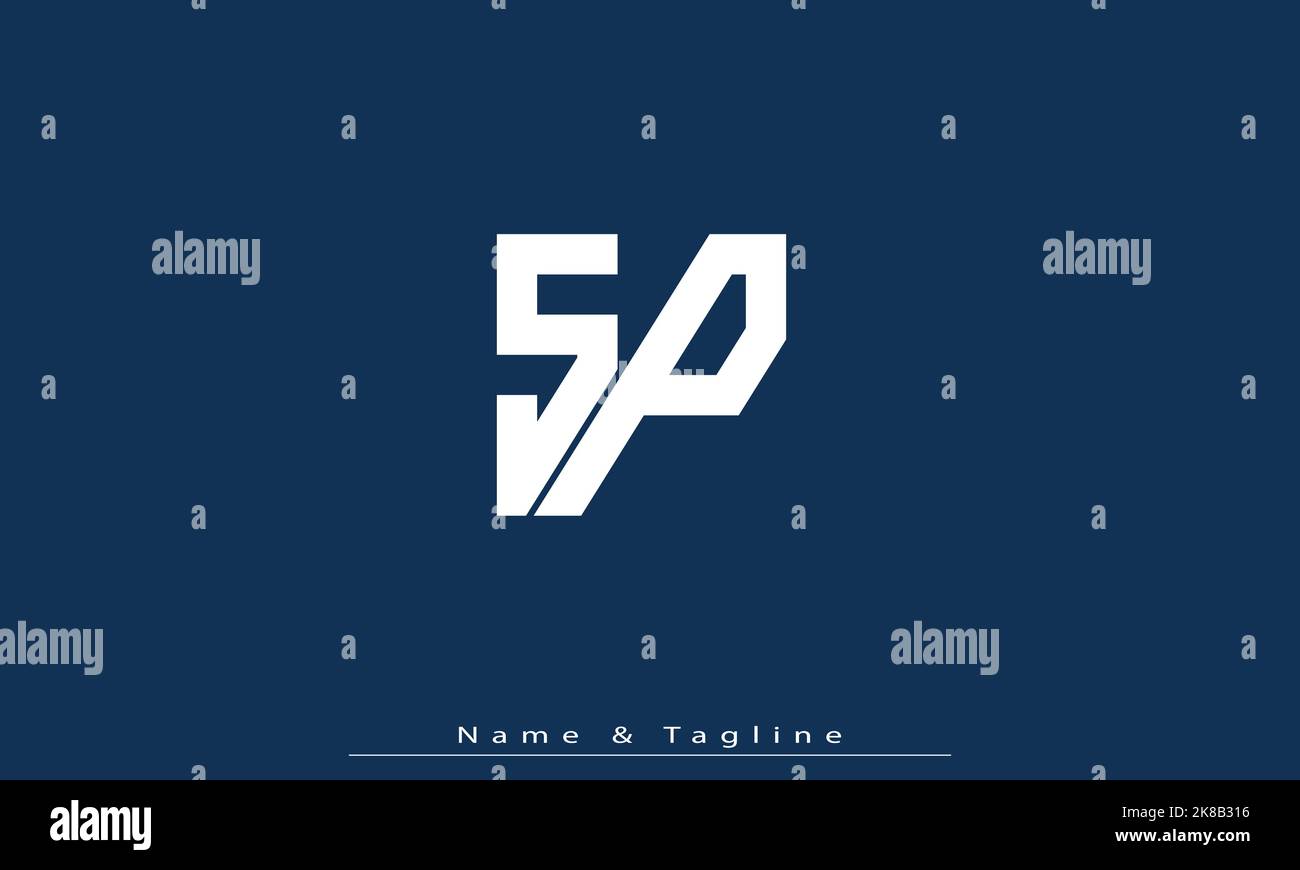 Alphabet letters Initials Monogram logo SP , PS Stock Vector Image ...