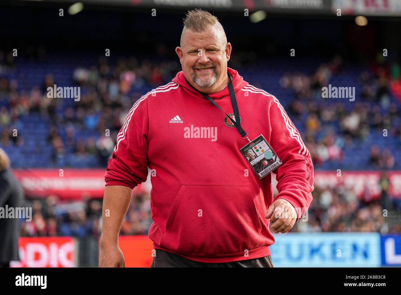 Rotterdam - Feyenoord groundsman Erwin Beltman during the match between ...