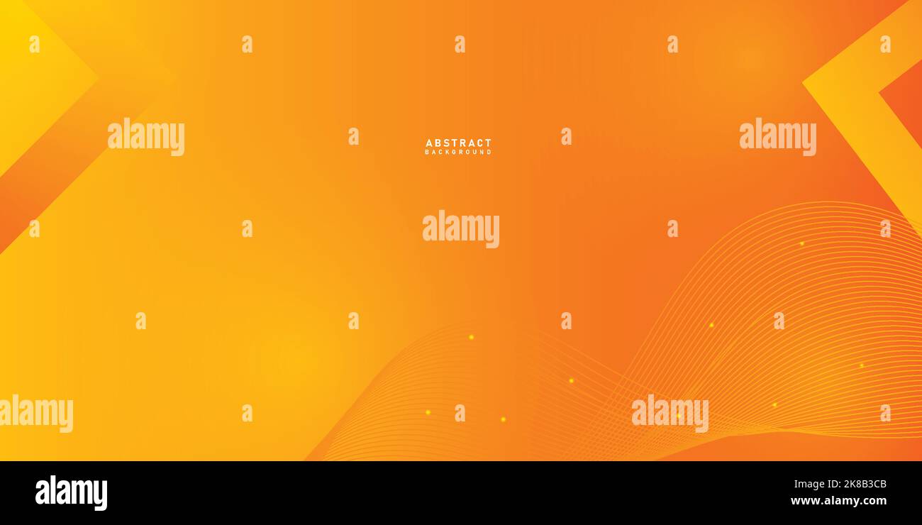 Orange abstract background design, modern advertising website ...