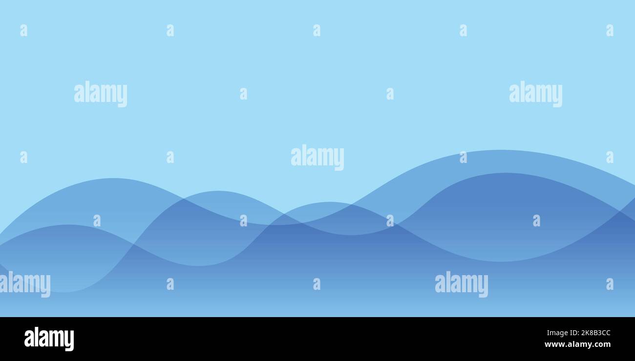 Blue wave abstract background design, Modern blue abstract background ...